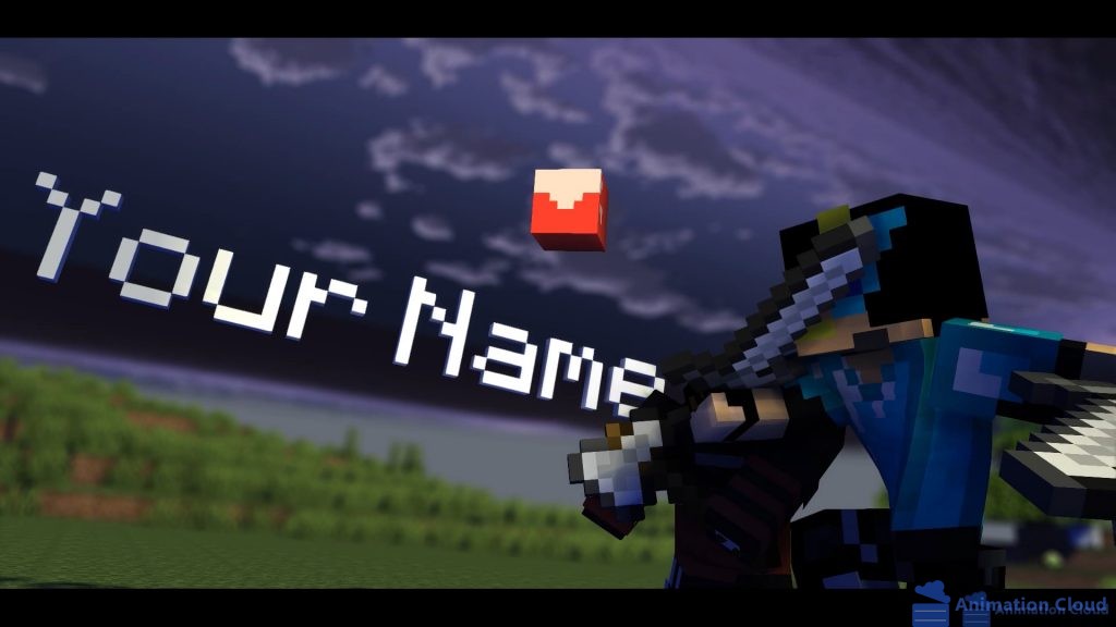 Free Minecraft Intro Template 67 Mine Imator [扁焰 Flat Flame